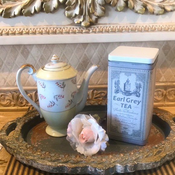 M.K. | Dining | Antique China Floral Design Tea Pot Made In Japan ...